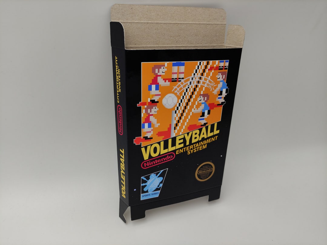Volleyball - Replacement Box, Dust Cover, Block - NES - PAL or NTSC ...