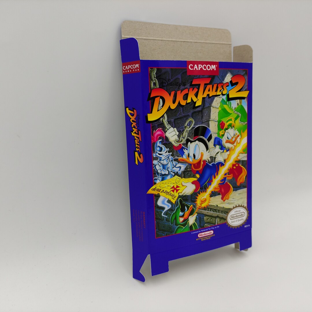 Duck Tales 2 - Replacement Box, Dust Cover, Block - NES - NTSC or PAL ...