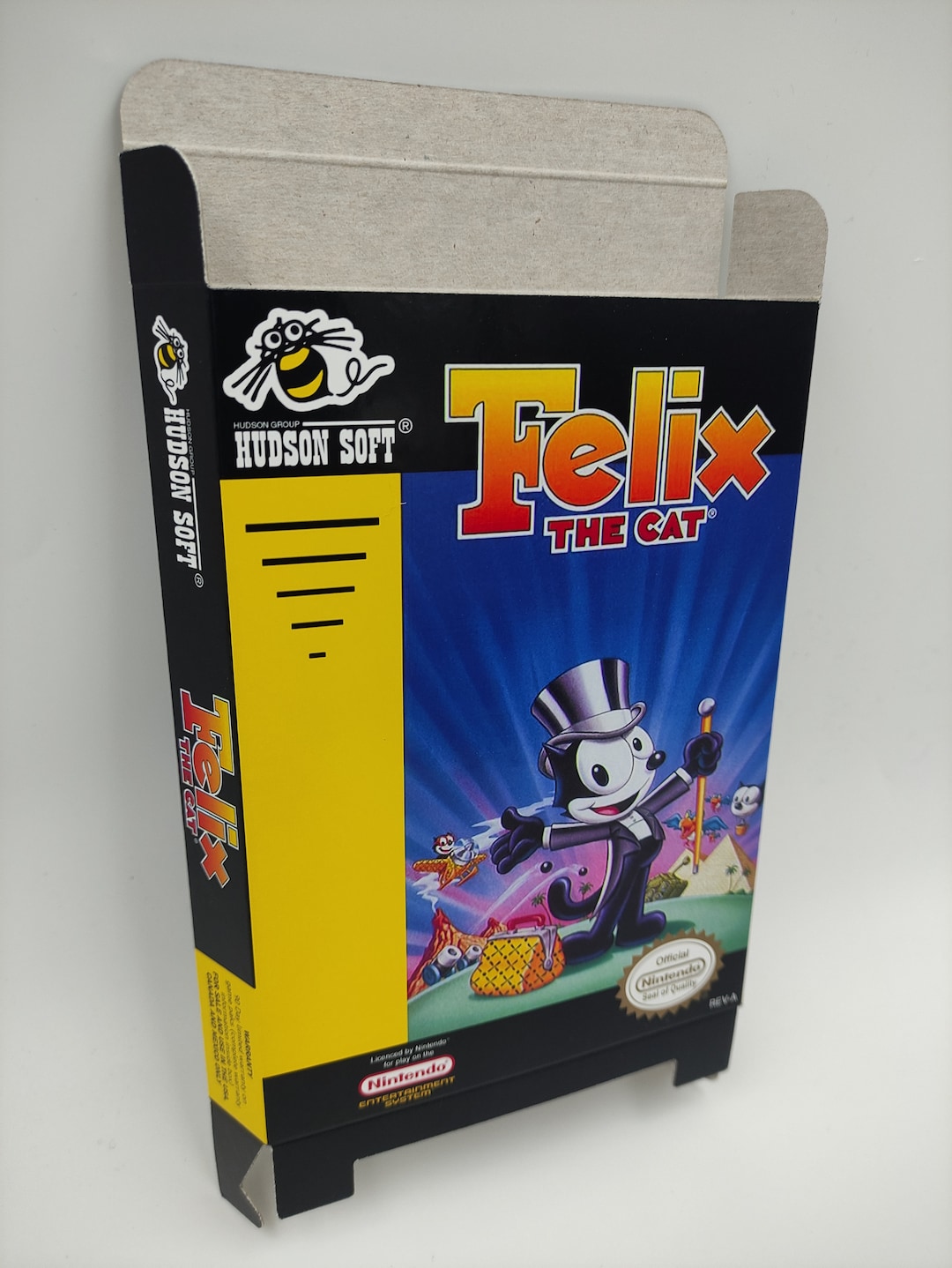 Felix the Cat - Replacement Box, Dust Cover, Block - NES - NTSC or PAL ...