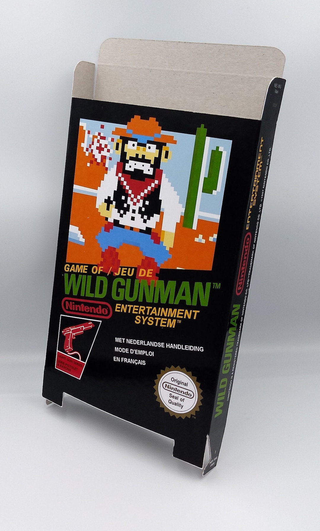 Wild Gunman - Replacement Box, Dust Cover, Block - Nintendo ...