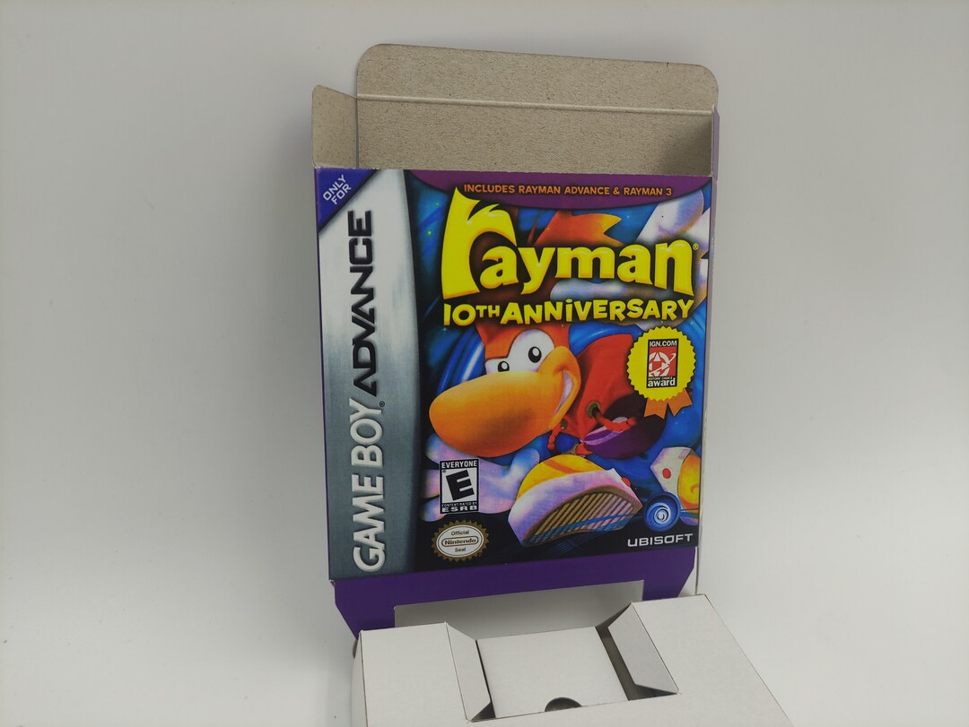 Rayman 10th Anniversary - Replacement Box With Inner Tray Option - Game ...