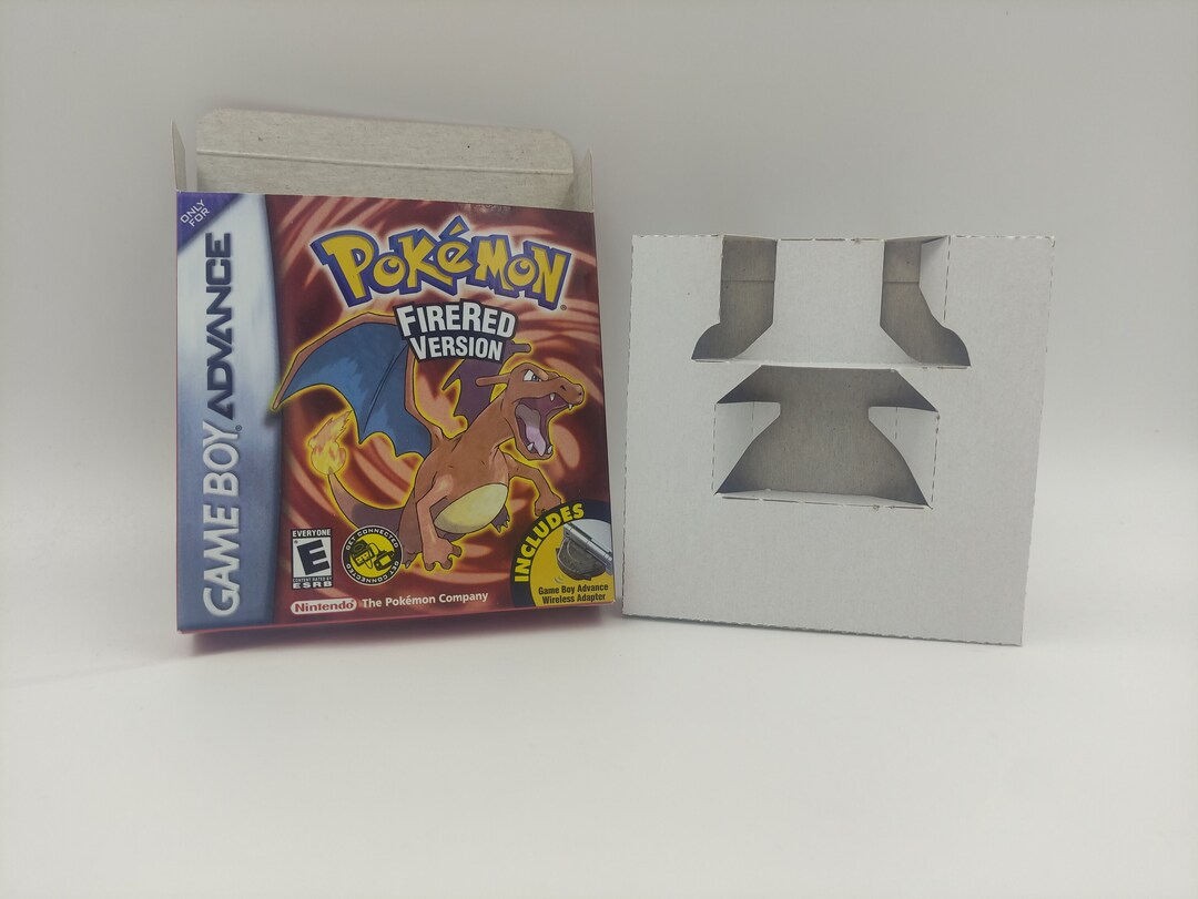 Pokémon Firered Version - Replacement Box With Inner Tray Option - Game ...