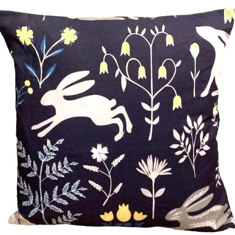 Rabbit Cushion - Etsy