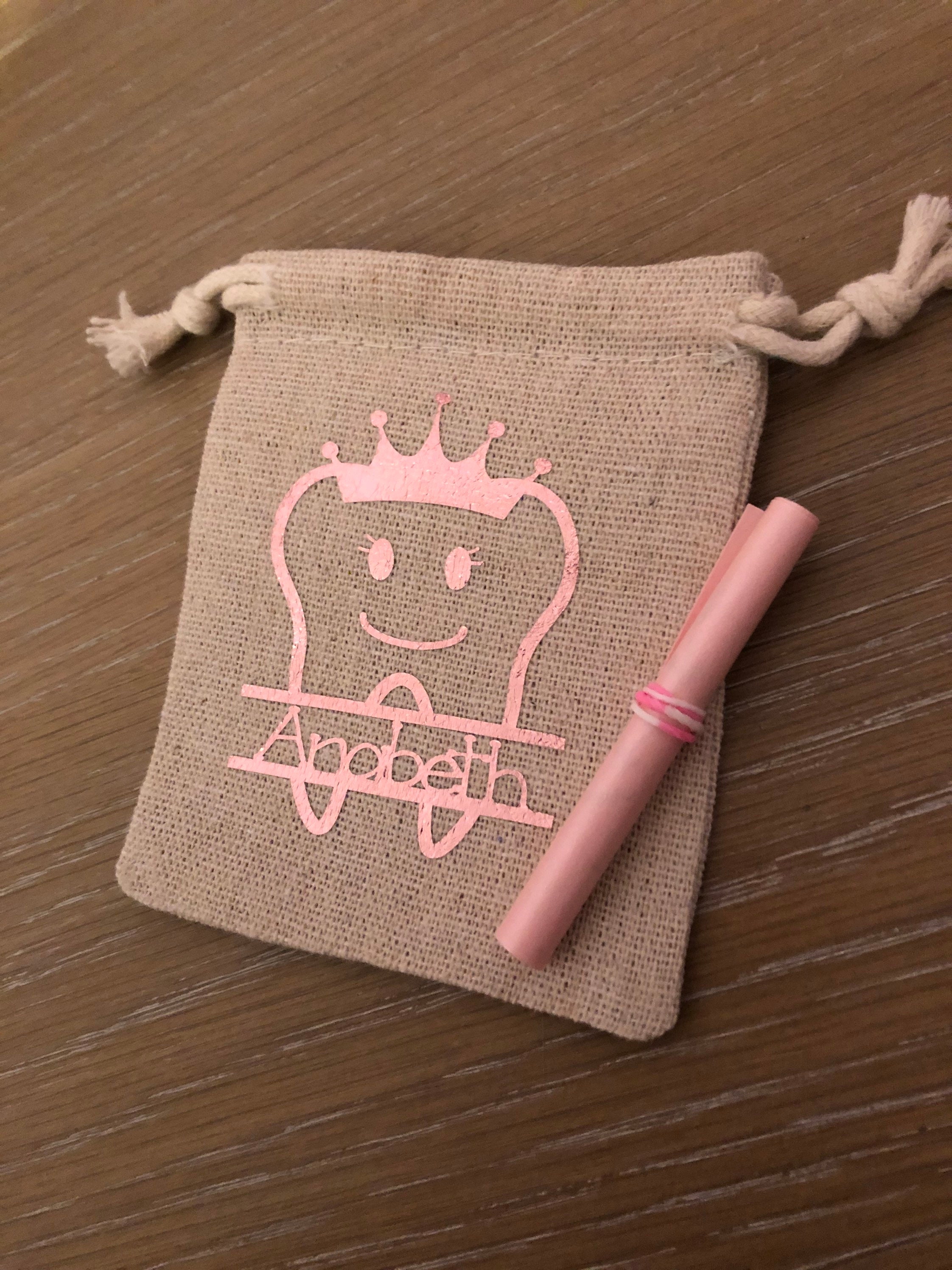 Tooth Fairy Bag With Letter for the Fairy - Etsy
