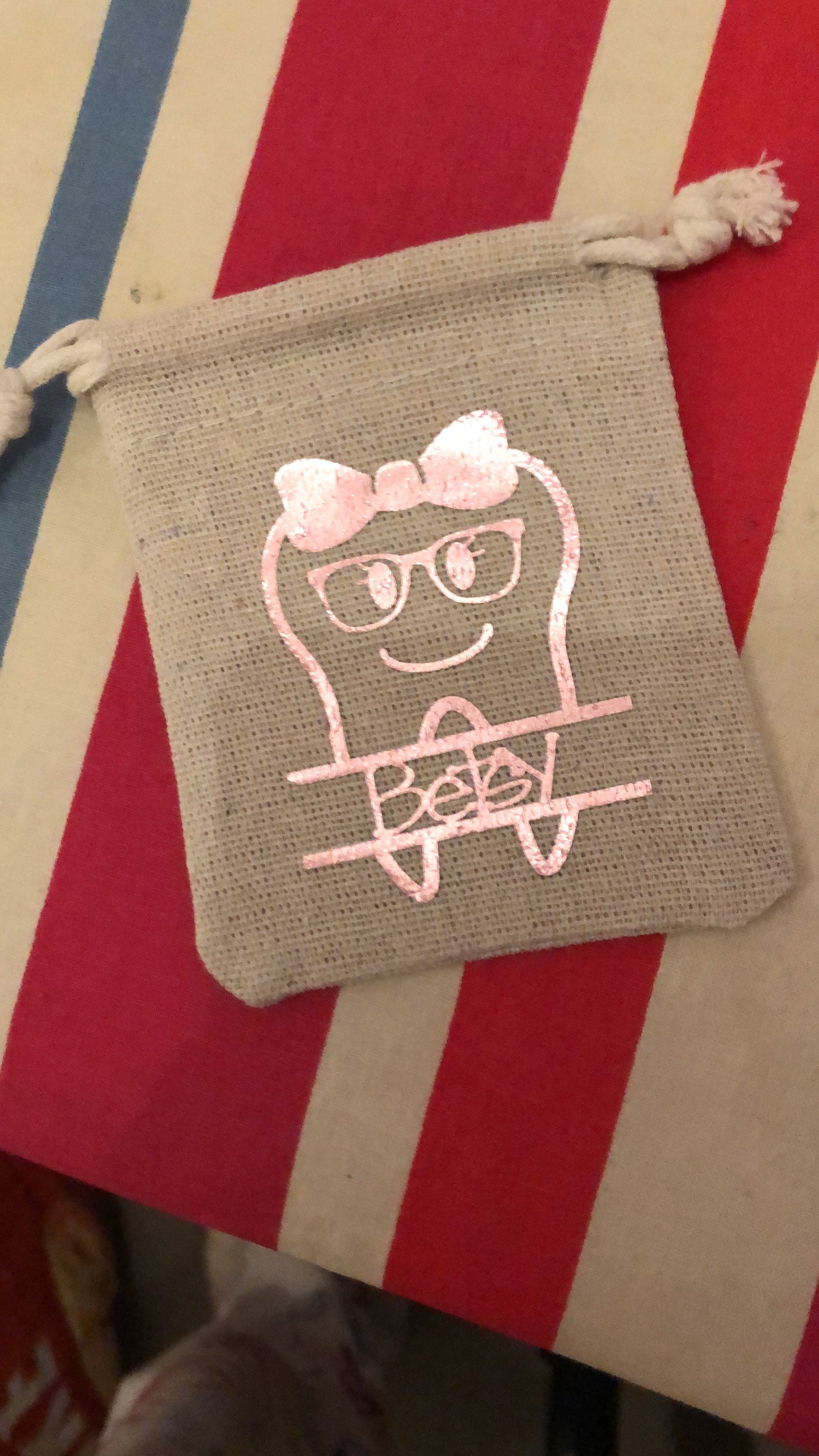 Tooth Fairy Bag With Letter for the Fairy - Etsy