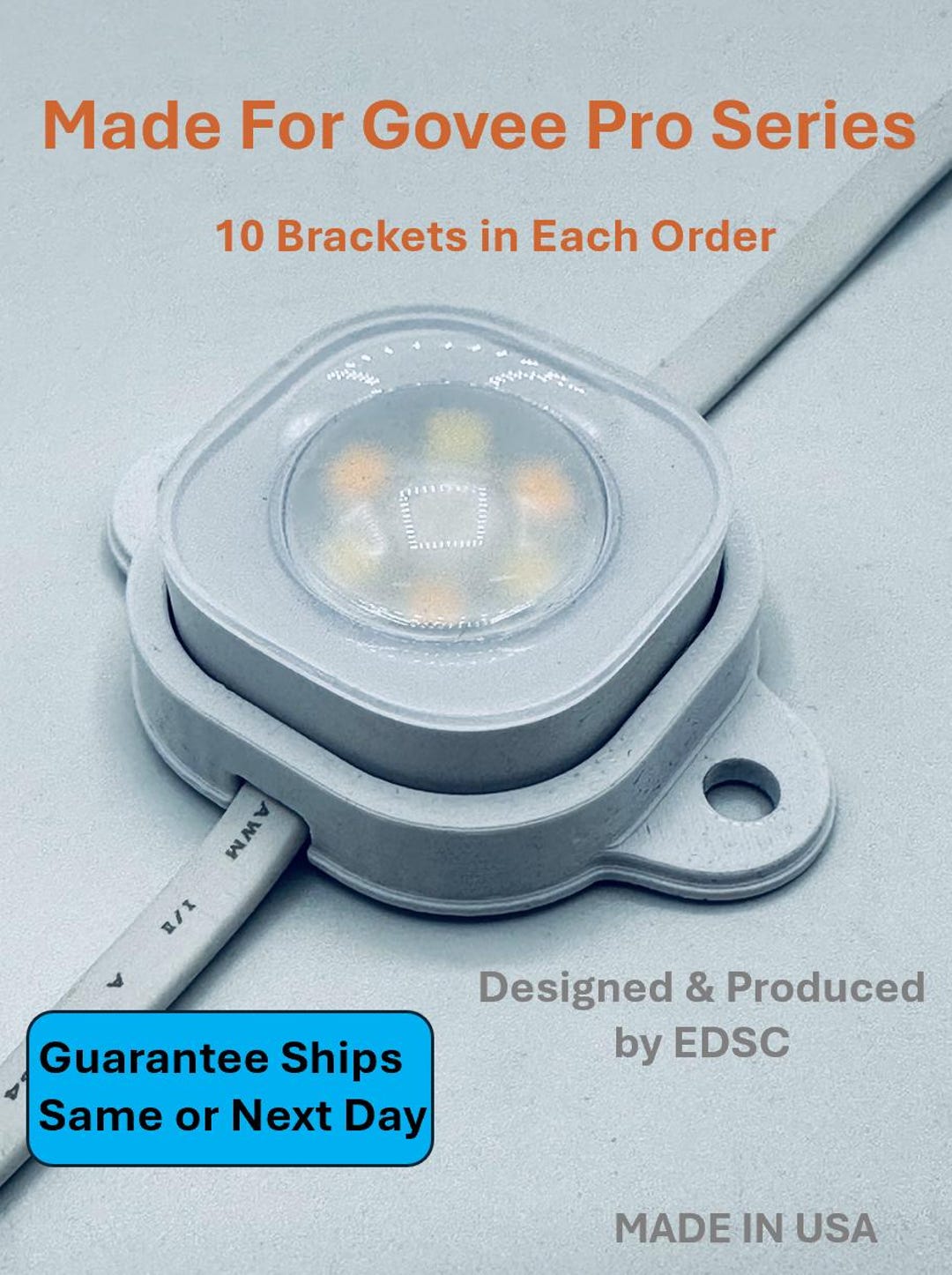 Govee Pro Series Light Mounts - Weatherproof Plastic | Low Profile ...