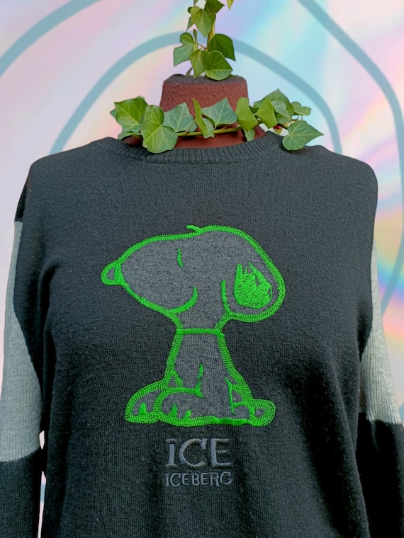 ICEBERG SNOOPY PEANUTS Wool & Cashmere Pull Sweater i… - Gem