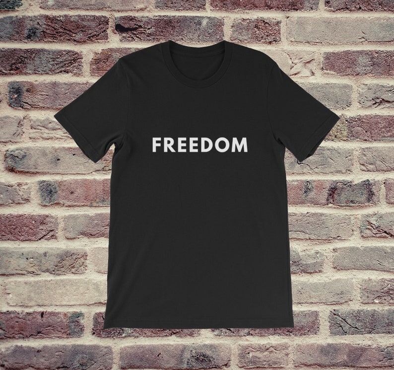 Freedom t-shirt Freedom shirt Patriotic Shirt America | Etsy