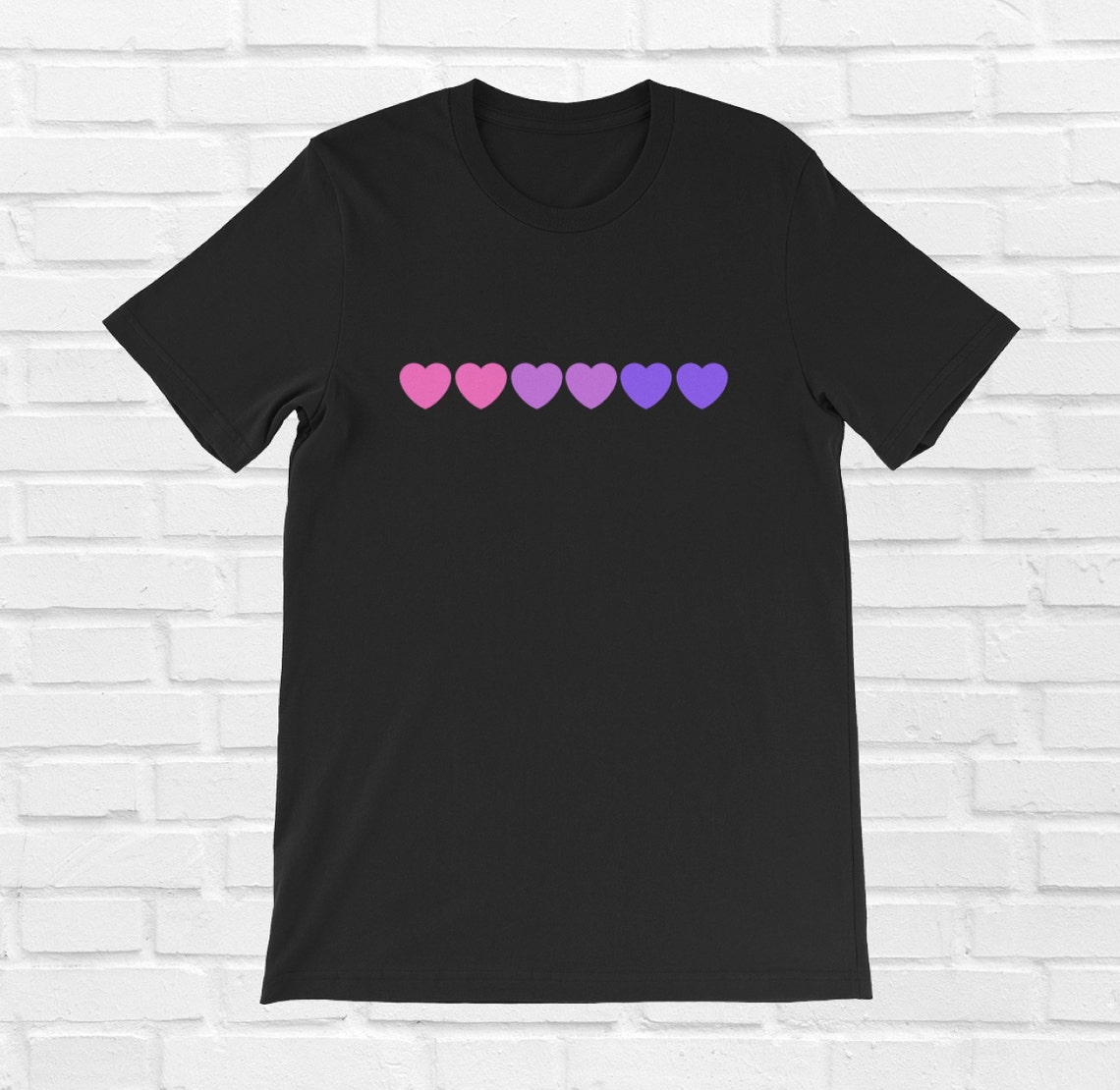 Bi Pride Shirt Bisexual Shirt Bi Pride Heart Shirt Bi Etsy