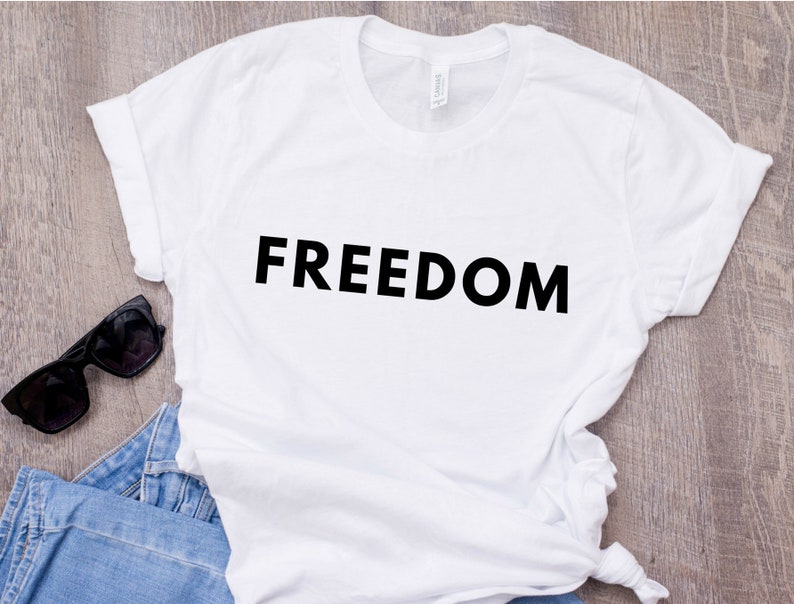 Freedom t-shirt Freedom shirt Patriotic Shirt America | Etsy