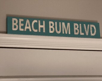 Beach Bum Way Sign | Etsy