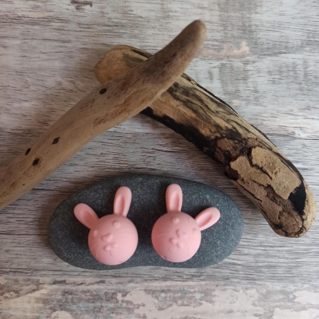 Bunny Rabbits - Stitch Stoppers - Needle Stoppers - Silicone - Knitting ...