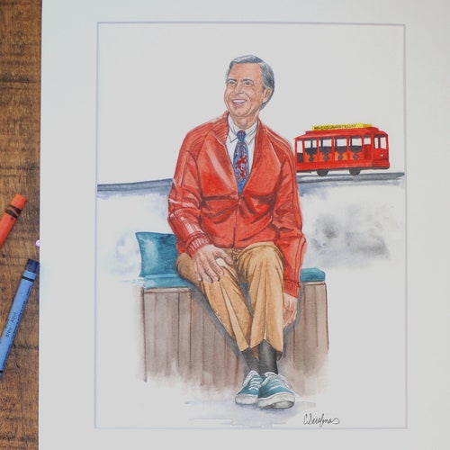 Mr. Roger's Art Print 'I Like You' Fred Rogers - Etsy