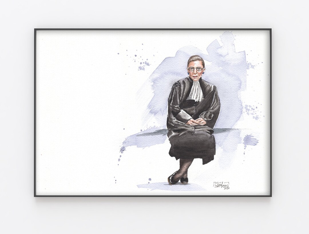 Justice Ruth Bader Ginsburg Supreme Court Justice - Etsy