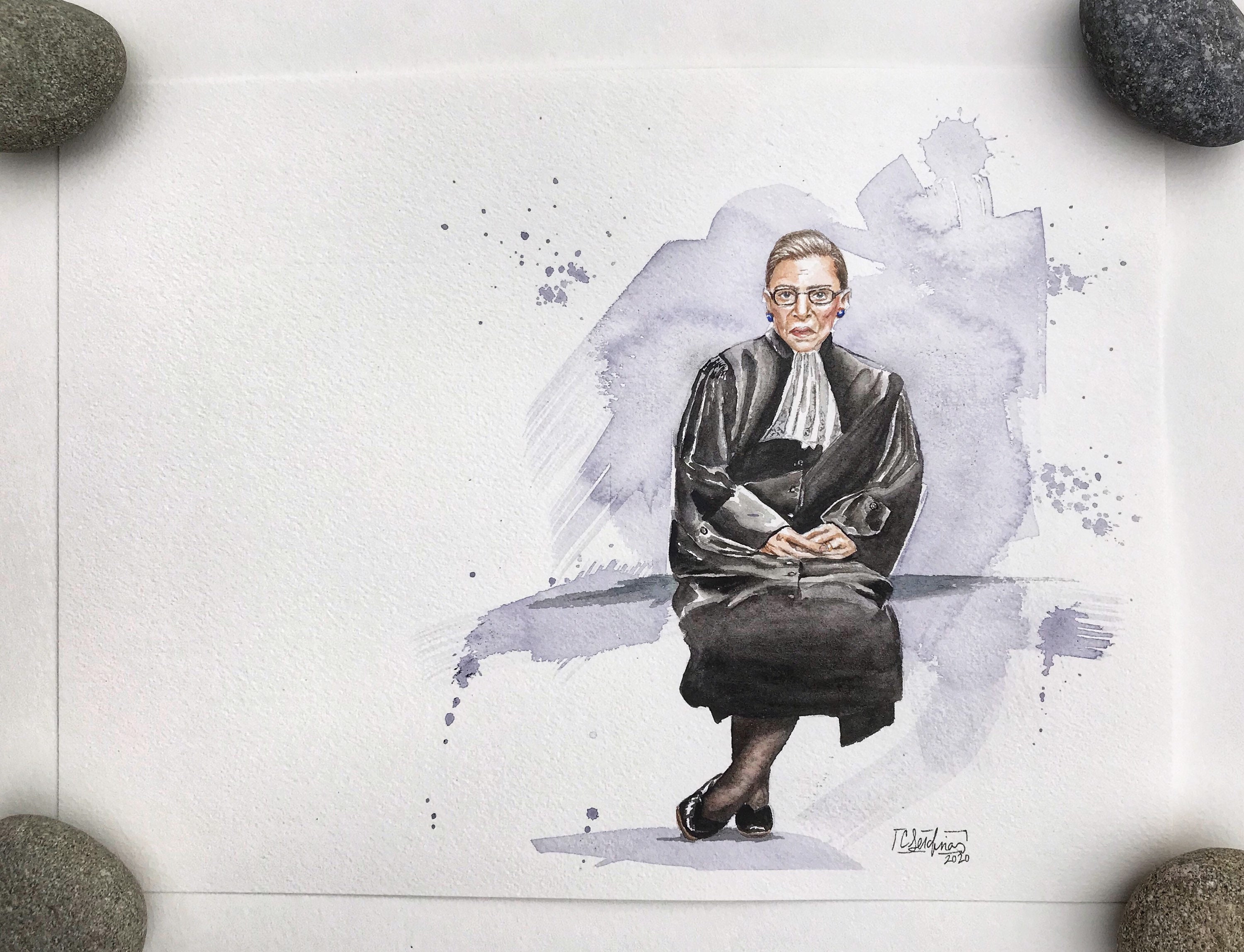 Justice Ruth Bader Ginsburg Supreme Court Justice - Etsy