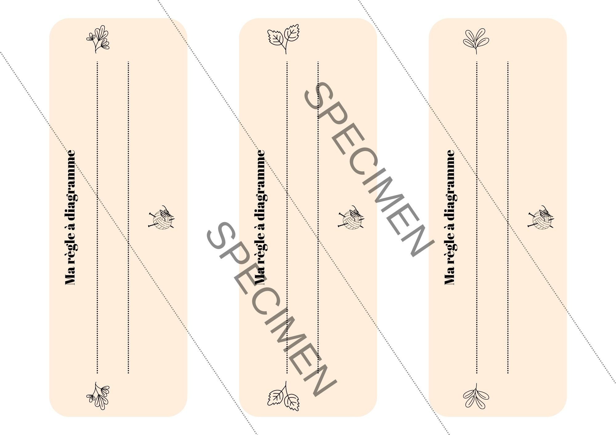 Règle à Diagramme Fichier PDF à Imprimer Et SVG PNG Pour - Etsy UK
