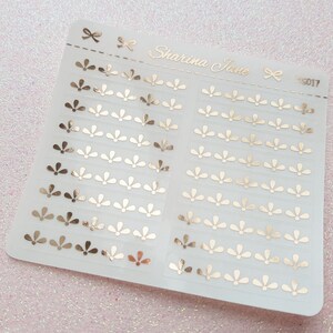 Art Deco Clear Foil Header Overlays Mini Sheet, Foil Header Overlays ...