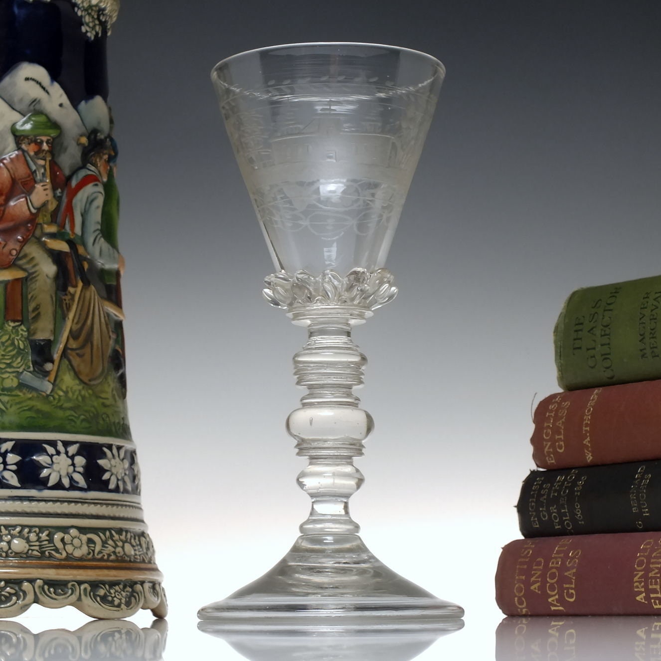 17th Century Bohemian Engraved Glass Goblet C1680 - Etsy
