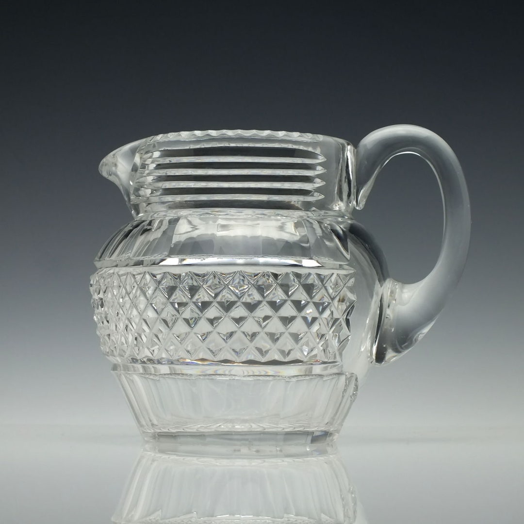 19th Century Cut Glass Water Jug C1820 - Etsy