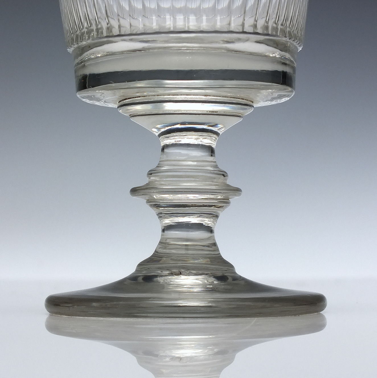 Victorian Bucket Bowl Georgian Glass Rummer C1840 - Etsy