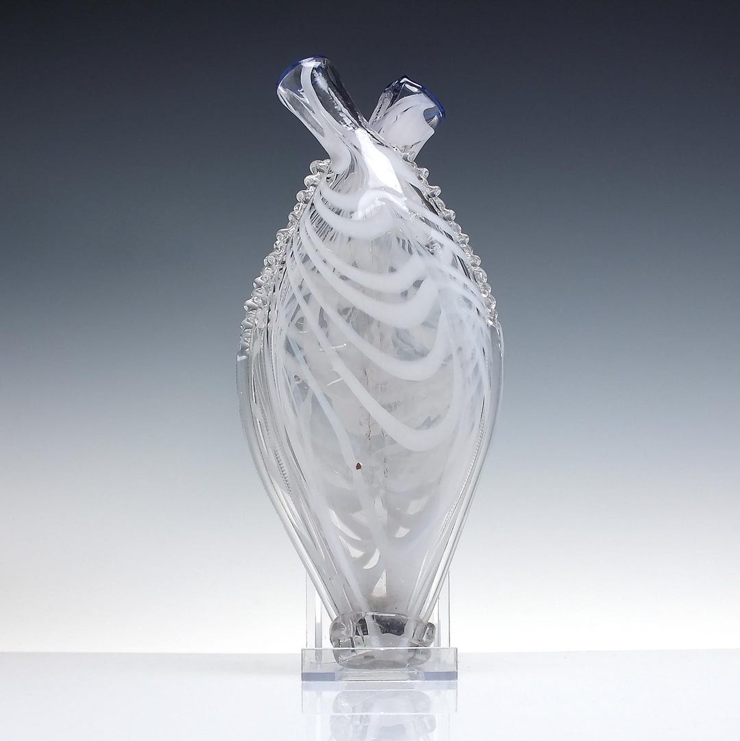 19th Century Nailsea Glass Gimmel Flask C1850 - Etsy