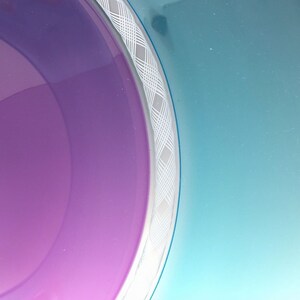 Large Studio Glass Torsade Incalmo Bowl by Michael J. Hunter - Etsy