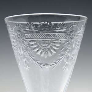 Pair Webb Intaglio Cut Clear Crystal Sherry or Port Glasses 1936-49 - Etsy