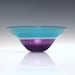 Large Studio Glass Torsade Incalmo Bowl by Michael J. Hunter - Etsy