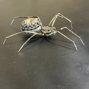 Scrap Metal False Widow Spider Sculpture - Etsy