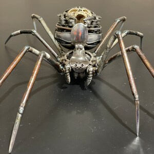 Scrap Metal False Widow Spider Sculpture - Etsy