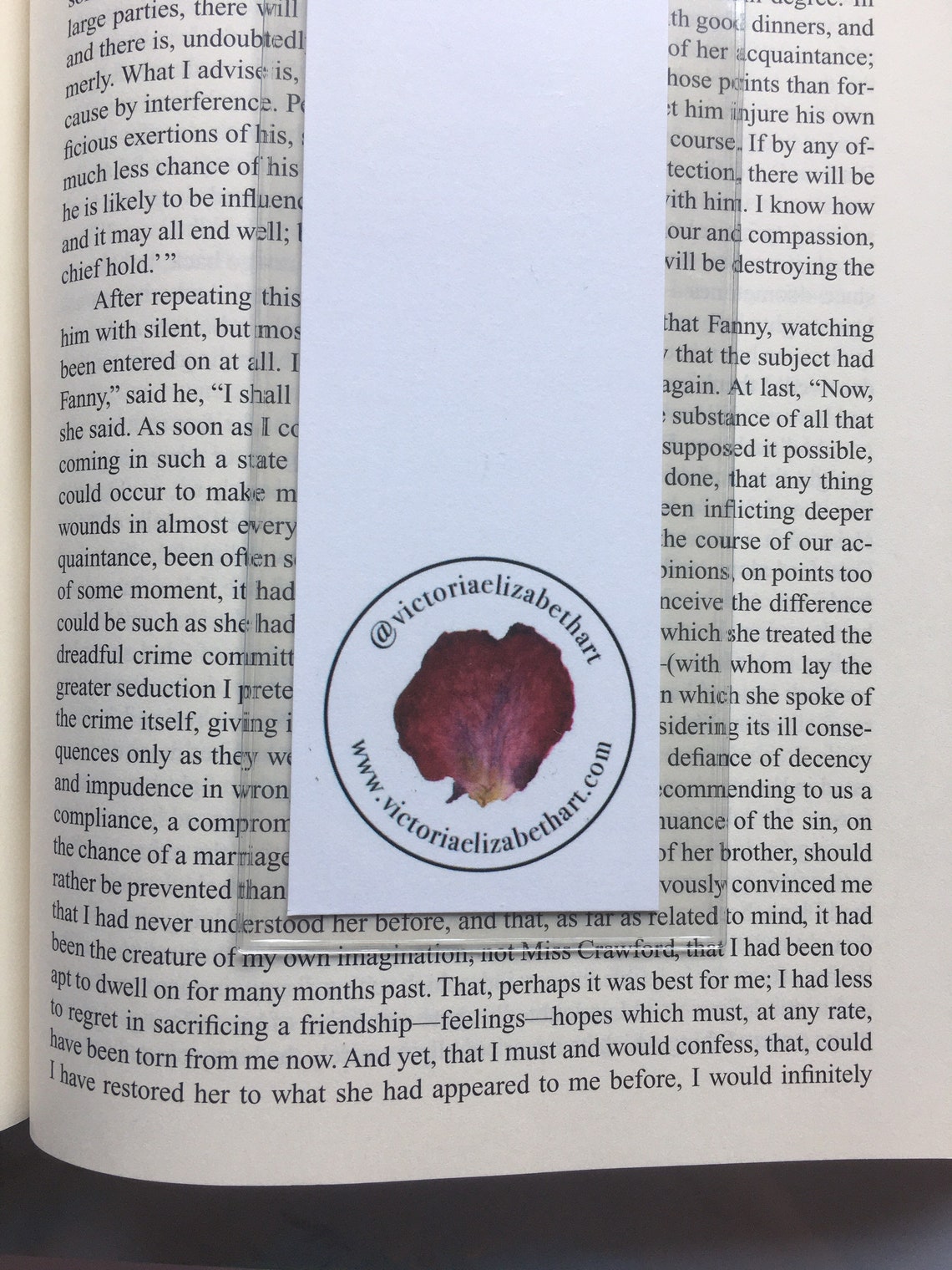 Pink and Purple Rose Paper Bookmark Dried Rose Bookmark | Etsy