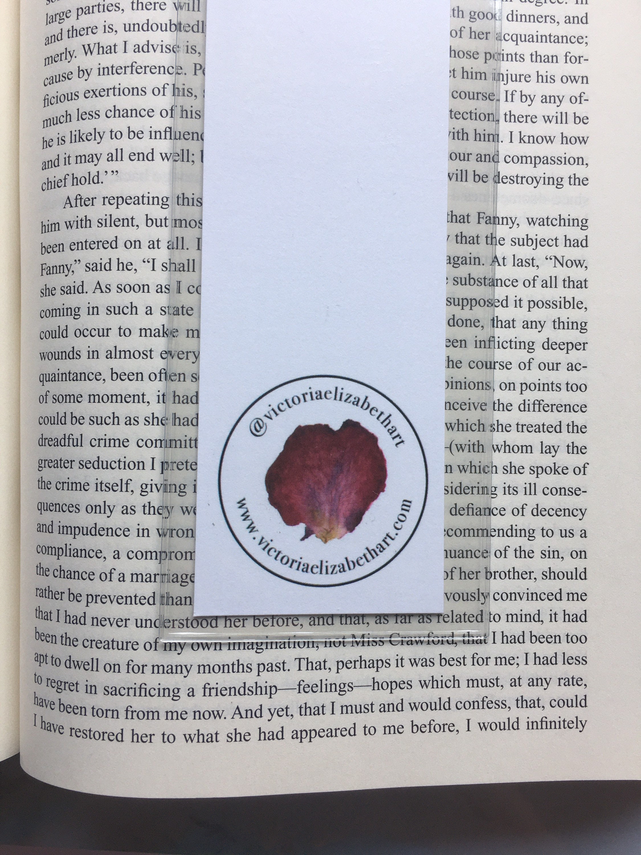 Pink and Purple Rose Paper Bookmark Dried Rose Bookmark | Etsy