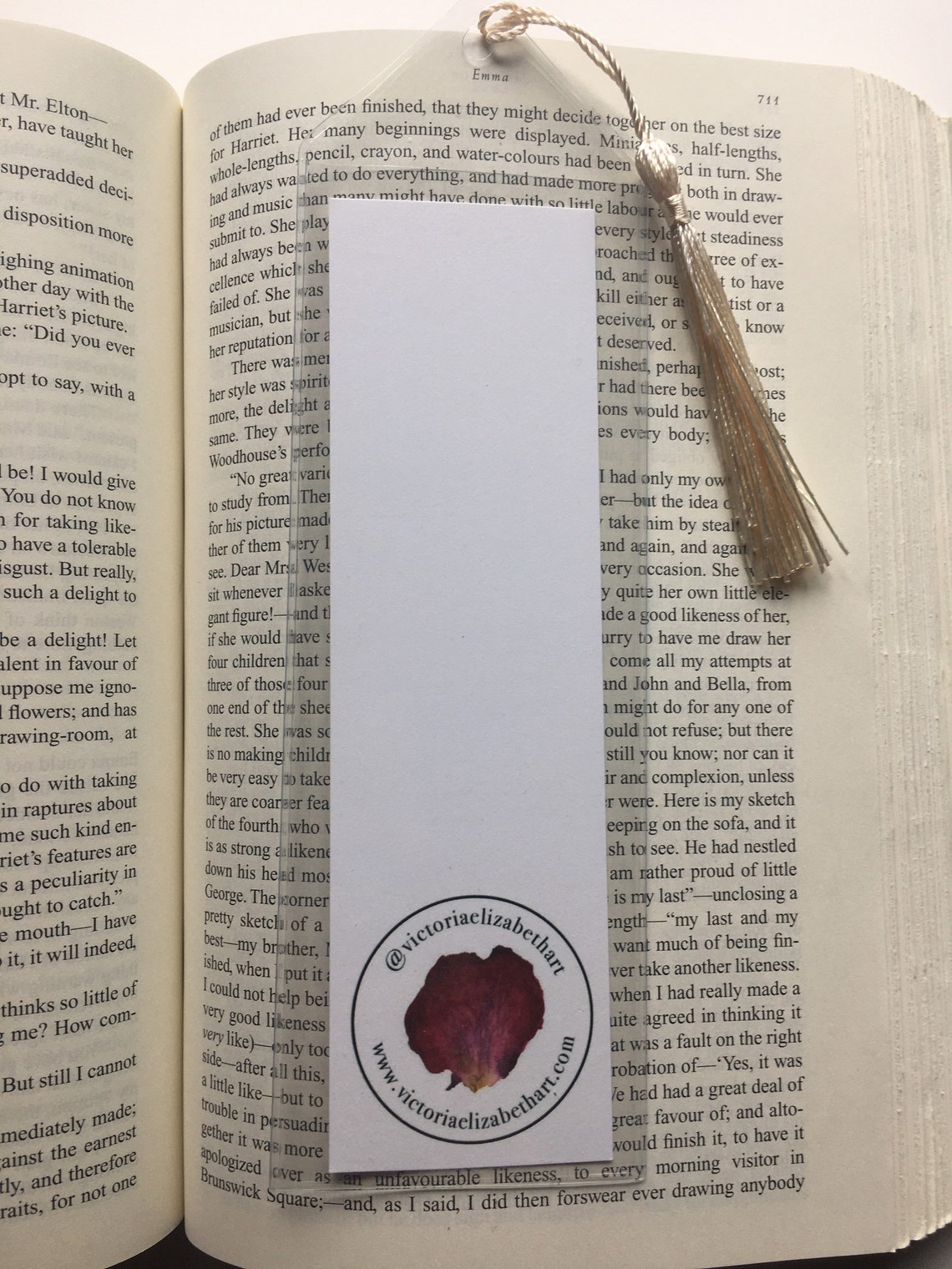 Yellow and Purple Rose Bookmark Floral Bookmark Watercolor - Etsy