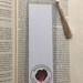 Yellow and Purple Rose Bookmark | Floral Bookmark | Watercolor Rose ...