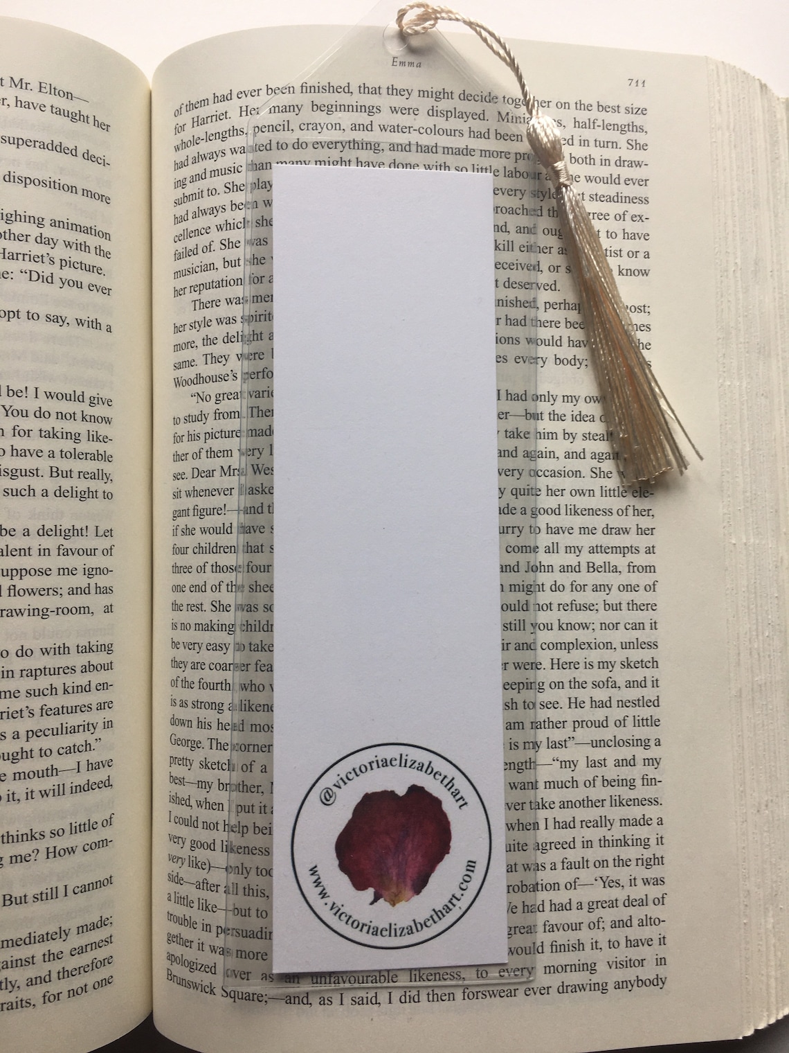 Red Rose Bookmark Dried Rose Bookmark Flower Bookmark - Etsy UK