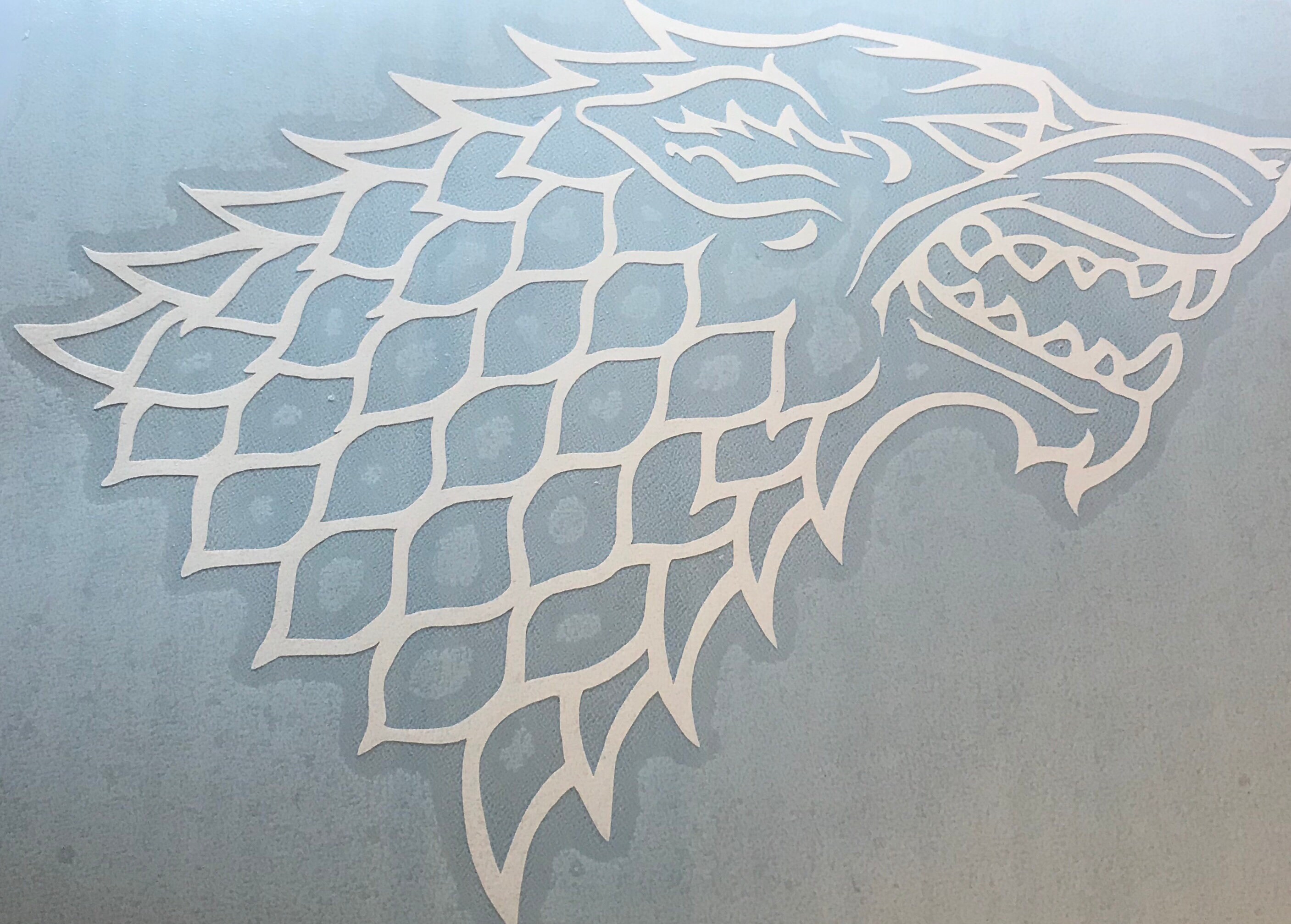 Stark Sigil Dire Wolf Got Game of Thrones Custom Vinyl Decal - Etsy