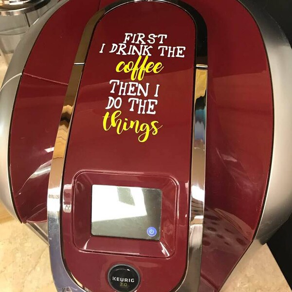 Keurig Decal - Etsy