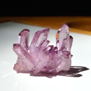 Quartz Cluster in Purple Mist Aura L 35mm W up to 35mm H up to 27mm ...