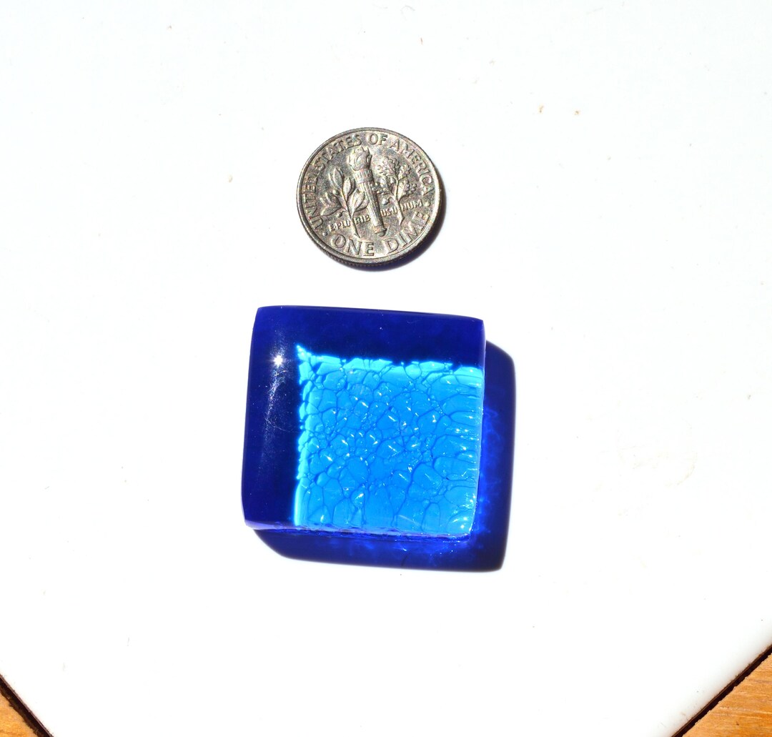 Siberian Blue Quartz, Polished Siberian Blue Square Shape Crystal L ...