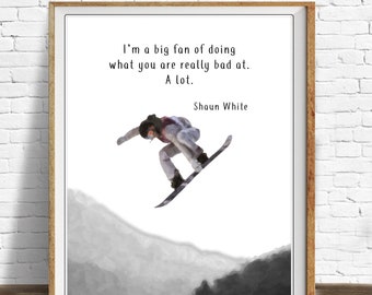 Snowboard quotes | Etsy