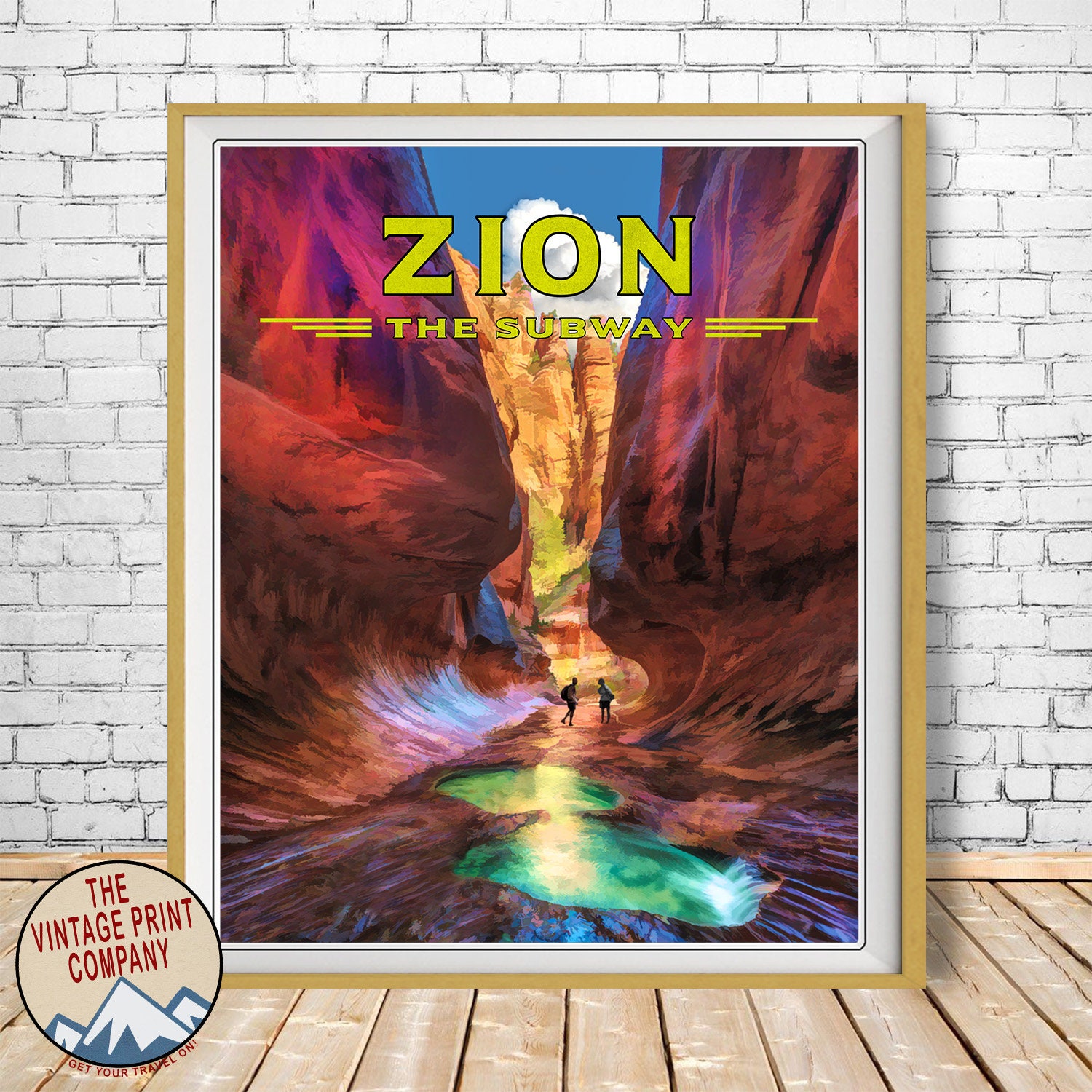 Zion Poster Zion National Park Poster National Park Print - Etsy