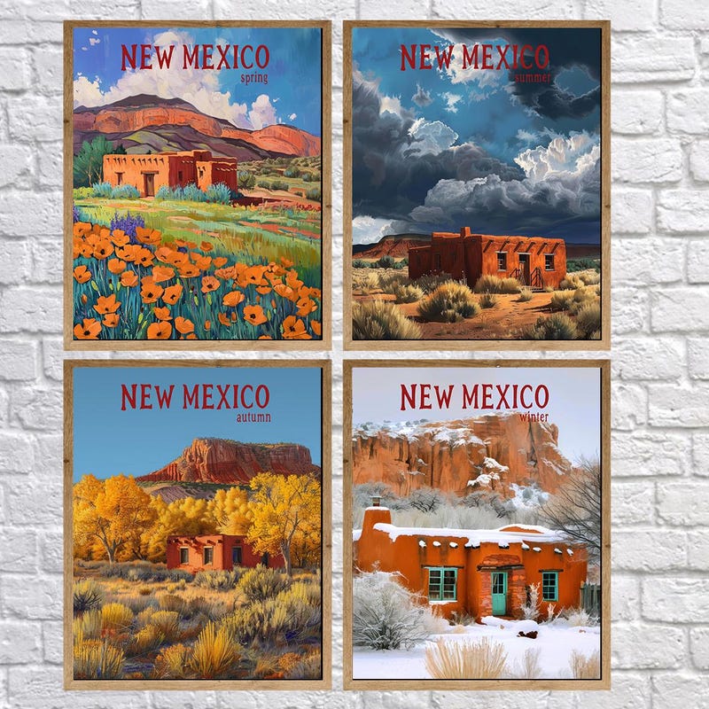 New Mexico Poster - Etsy