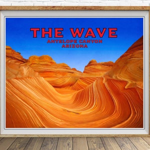 Antelope Canyon Print, the Wave Poster, Arizona Poster, Paria Canyon ...
