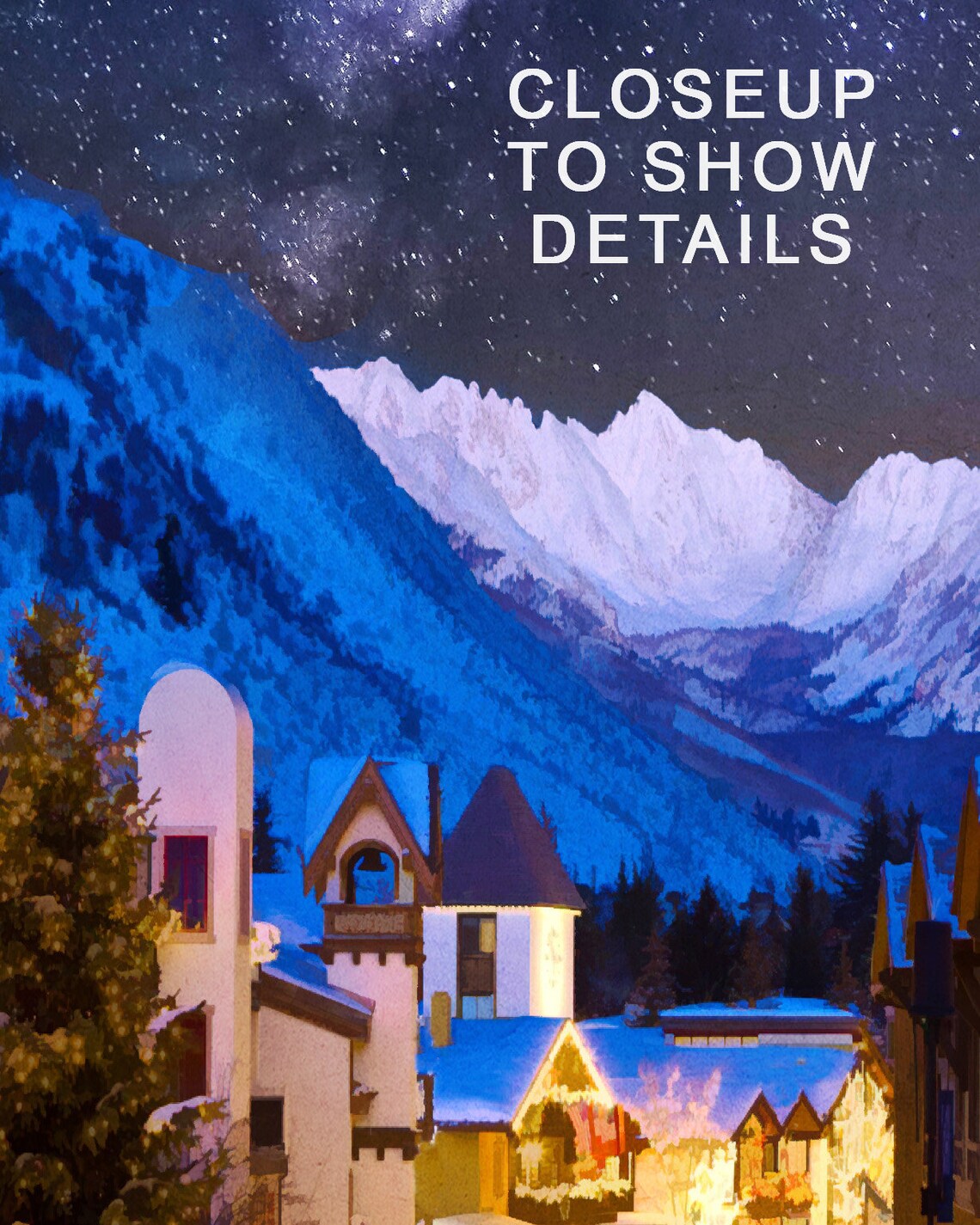 Vail Poster Colorado Print Vail Print Skiing Poster - Etsy