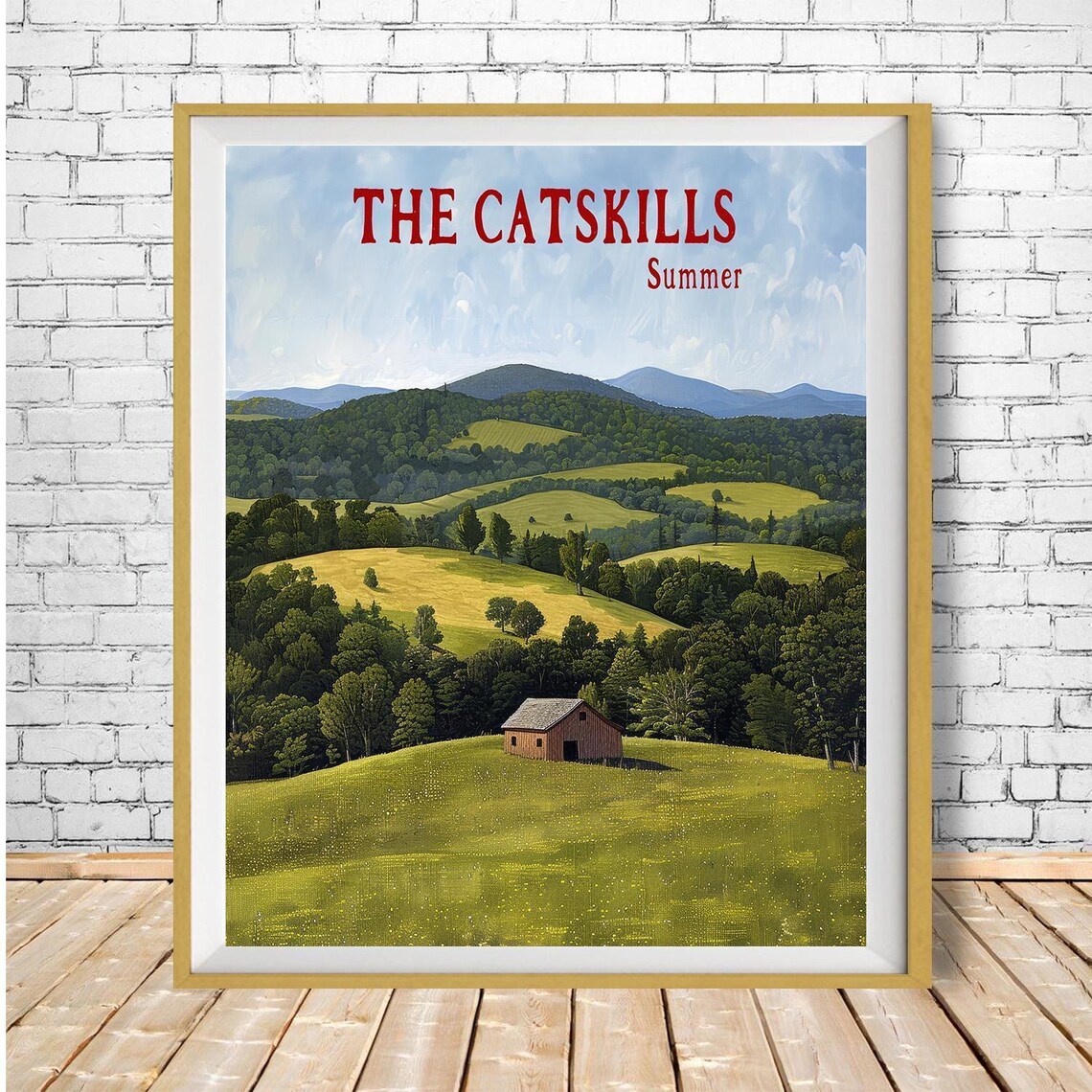 Catskills Posters, Discounted Set, New York State Prints, Four Seasons ...