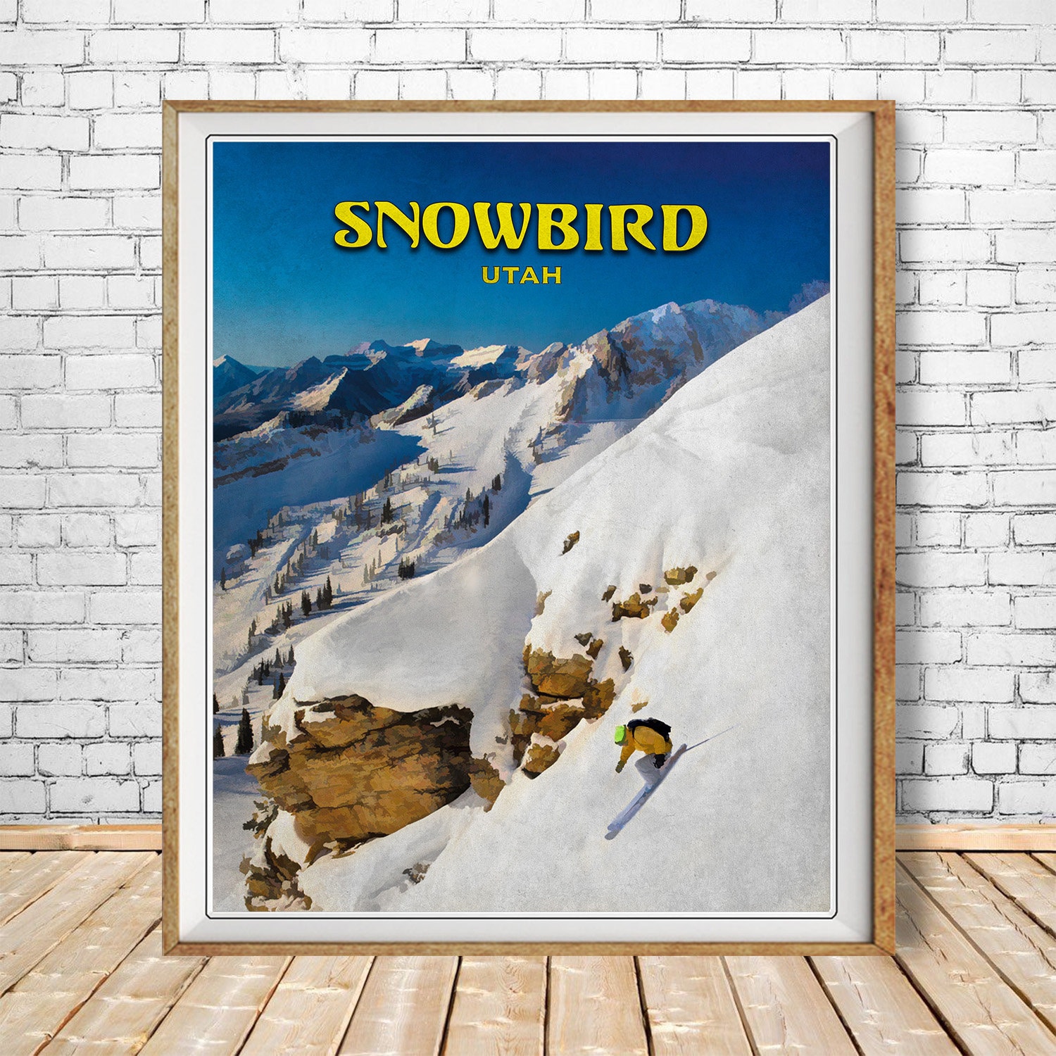 Snowbird Ski Poster Utah Print Snowbird Poster Resort Print - Etsy