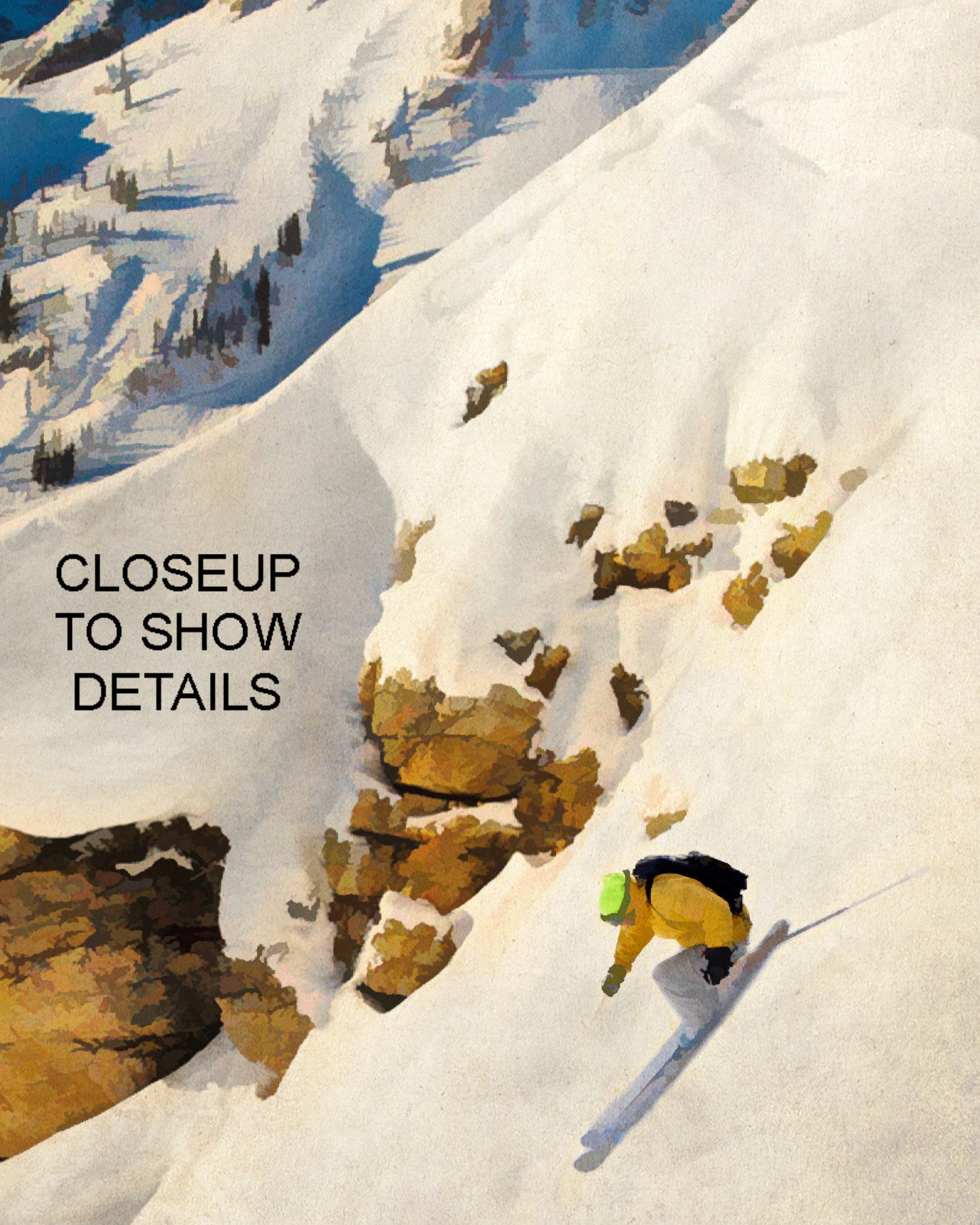 Snowbird Ski Poster Utah Print Snowbird Poster Resort Print | Etsy