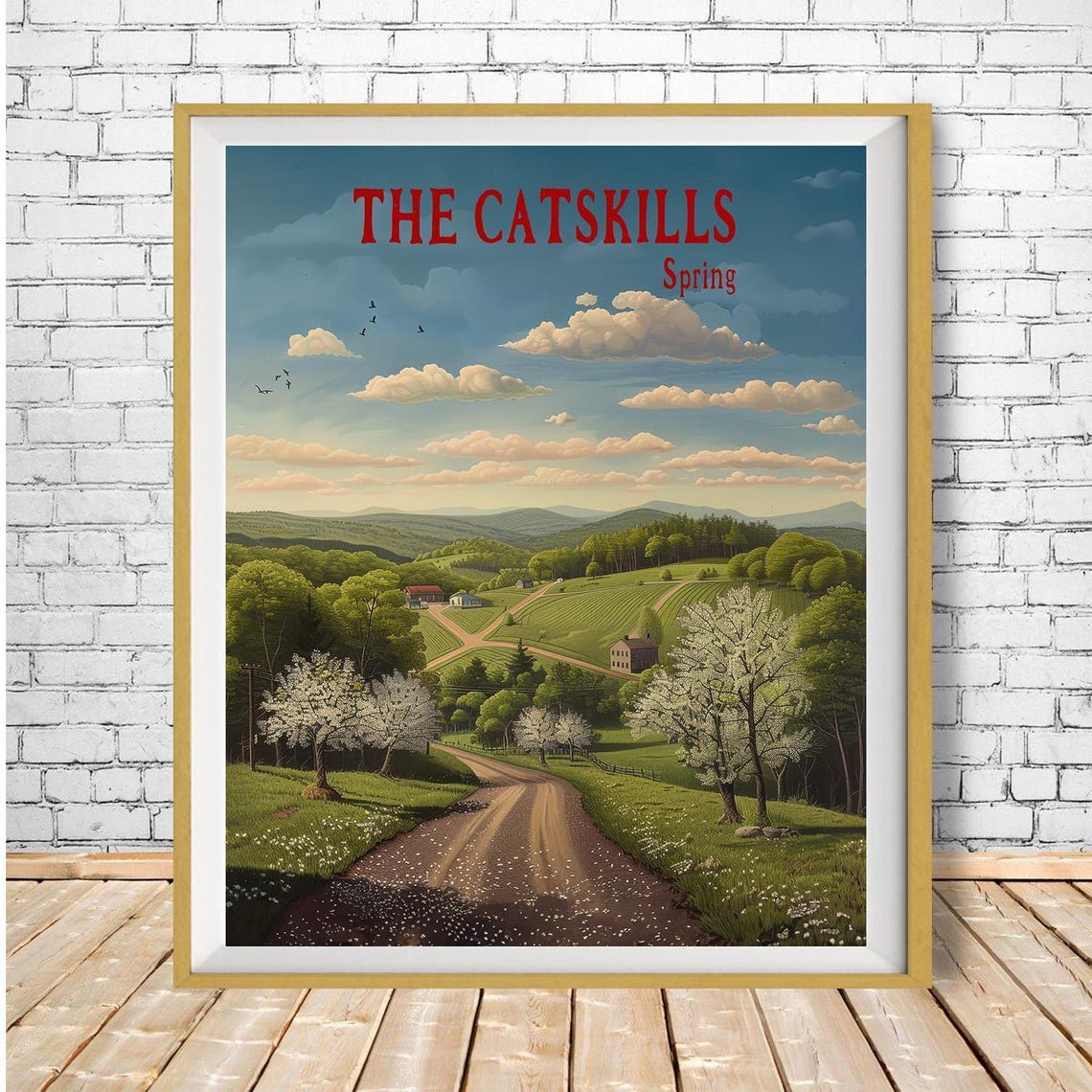 Catskills Posters, Discounted Set, New York State Prints, Four Seasons ...