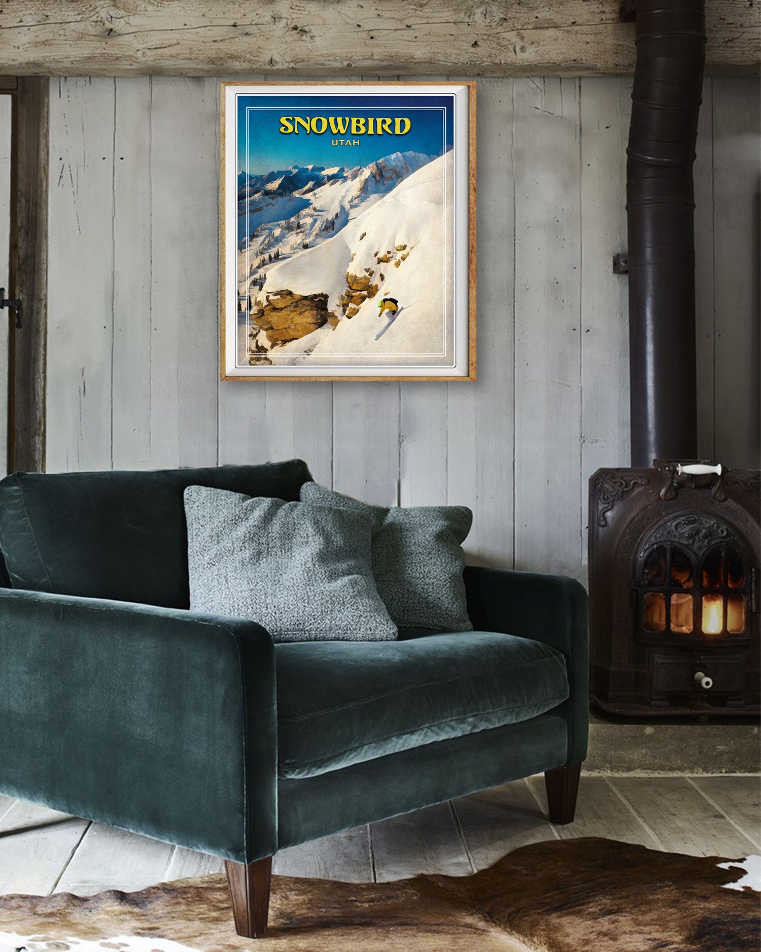 Snowbird Ski Poster Utah Print Snowbird Poster Resort Print | Etsy