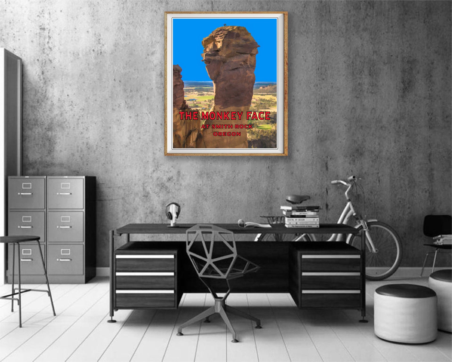 Smith Rock Poster Rock Climbing Poster Smith Rock Print - Etsy